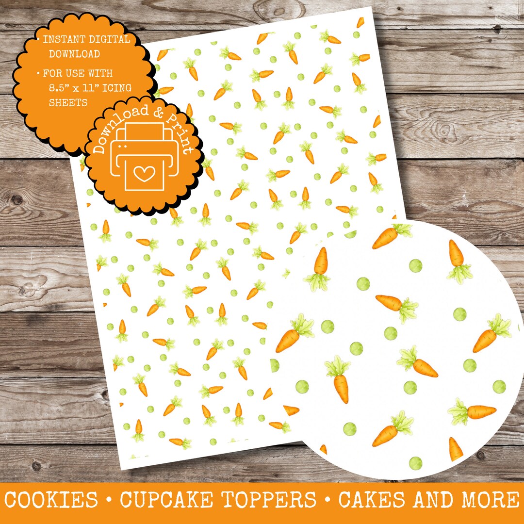 Easter Edible Icing Digital Download, Printable Icing Sheet File ...