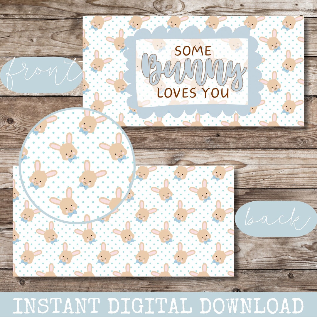 Easter Treat Bag Topper, , Printable Cookie Bag Topper , Digital Goodie ...
