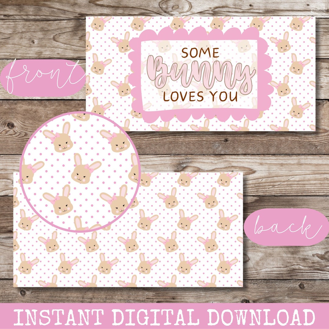 Easter Treat Bag Topper, , Printable Cookie Bag Topper , Digital Goodie ...