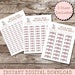 Dog Bone Royal Icing Transfer Sheet, Royal Icing Template, Royal Icing ...