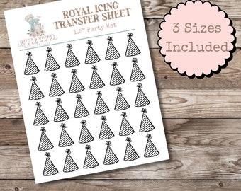 Balloon Numbers Royal Icing Transfer Sheet, Royal Icing Template, Royal ...