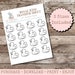 Rubber Ducky Royal Icing Transfer Sheet, Royal Icing Template, Royal ...