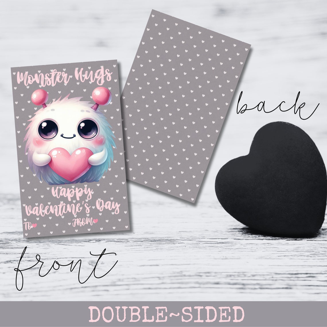 PRINTABLE Valentine, Printable Card, Classroom Valentine Card, School ...