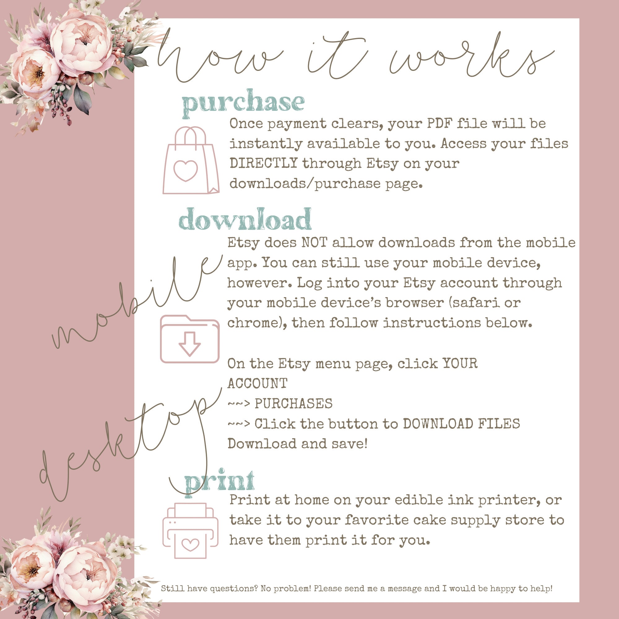 Easter Edible Icing Digital Download, Printable Icing Sheet File ...