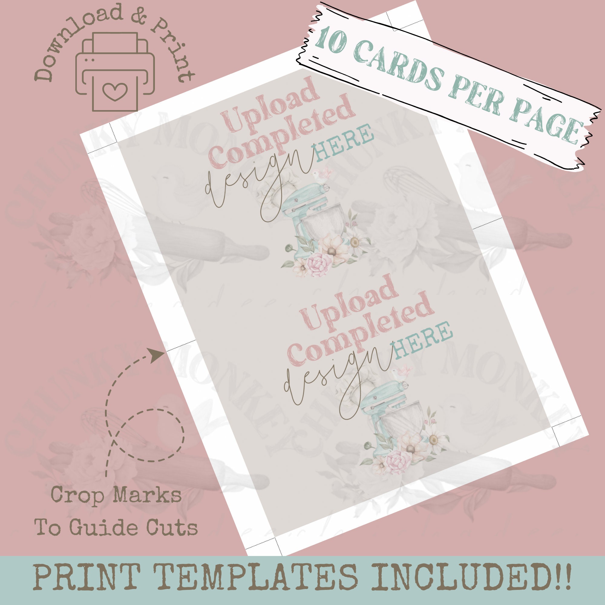 CANVA Editable Valentine Cookie Card, Cookie Card, Printable Cookie ...