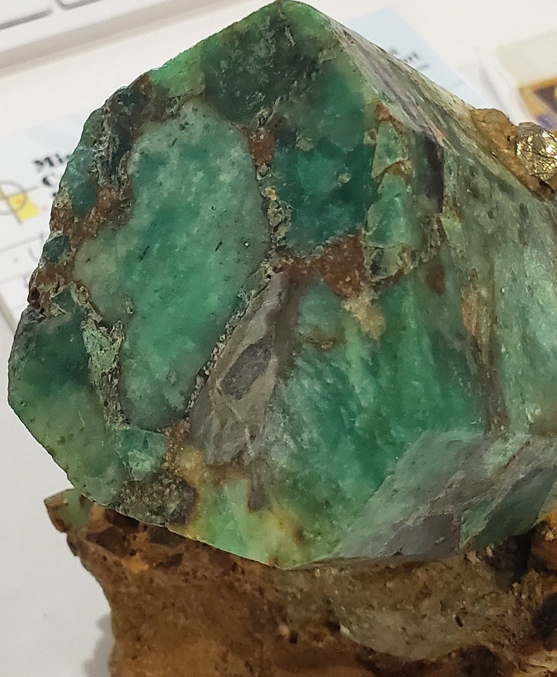 Natural Rough Emerald Crystal Mineral Specimen From Brazil - Etsy