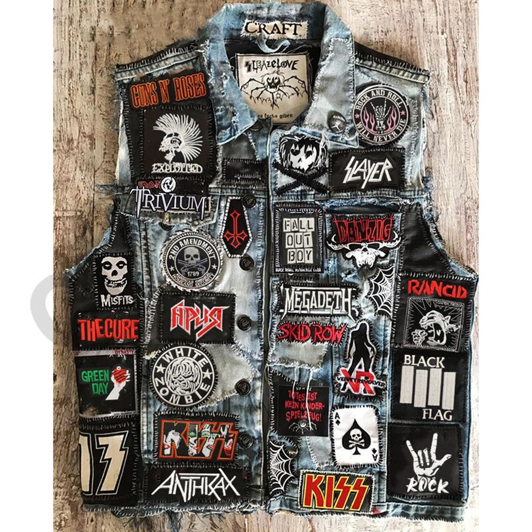 Rock Band Iron-on Patches DIY Music Badges for Clothing and Jackets ...