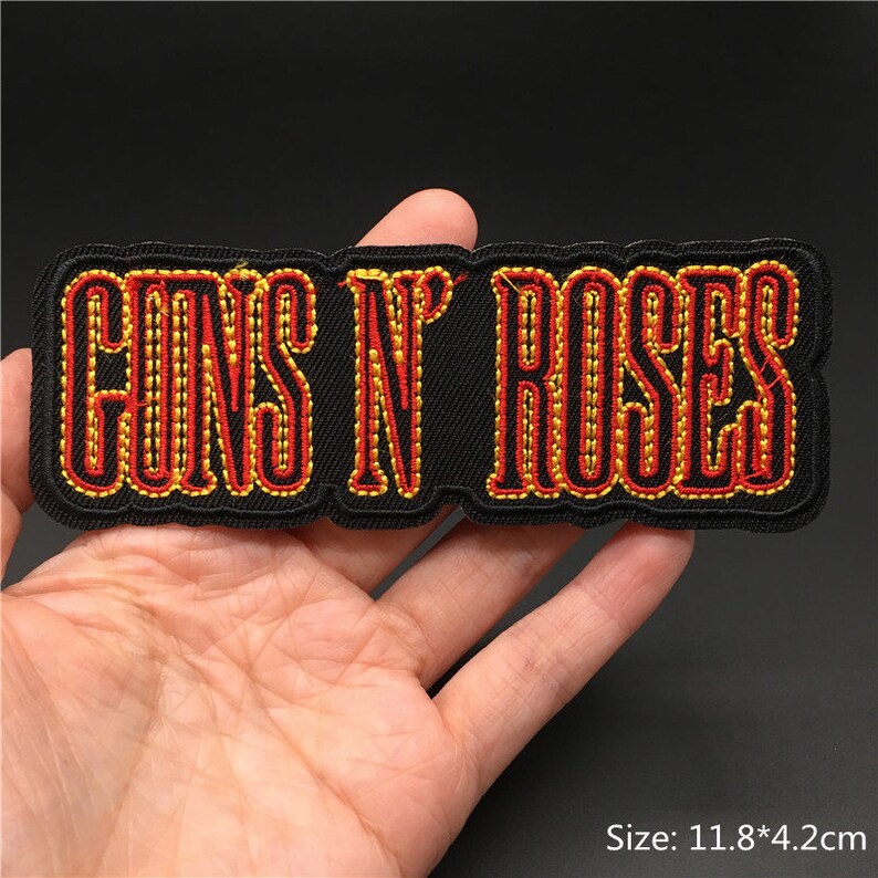 Rock Band Iron-on Patches DIY Music Badges for Clothing and Jackets ...