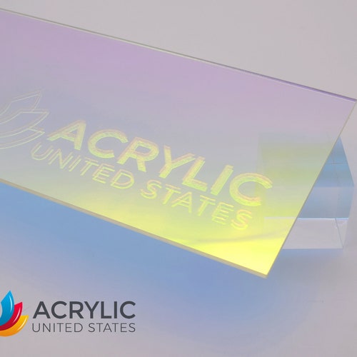 Iridescent Laserable Plexiglass Acrylic Sheet - Etsy