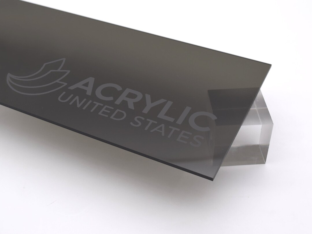 Acrylic Sheet 1/8" Gray Transparent Tinted #2064 - Plexiglass Plastic ...