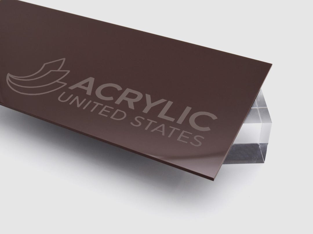 Acrylic Sheet 1/8" Brown Opaque #2418 - Plexiglass Plastic Acrylic ...