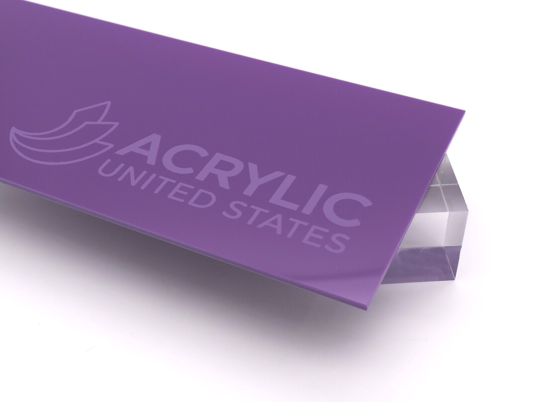 Acrylic Sheet 1/8" Purple - Plexiglass Plastic Acrylic Sheet (DIY ...
