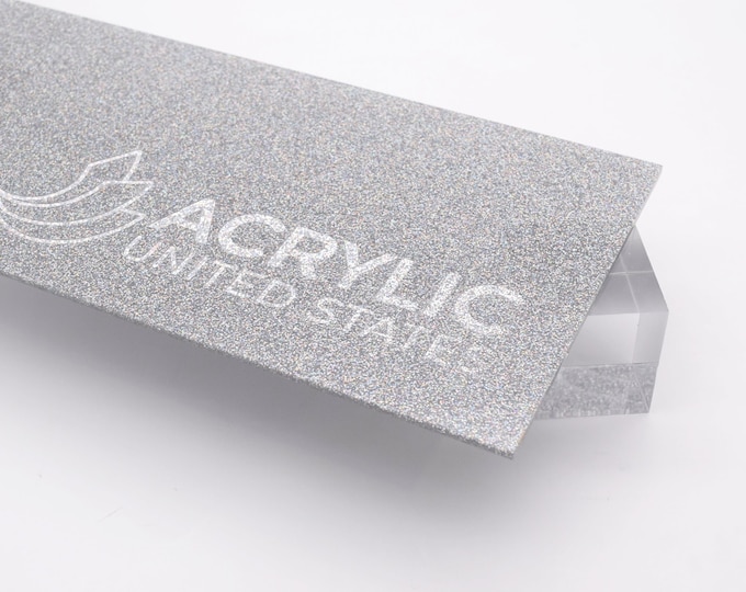 Acrylic Sheet 1/8 Sparkle Pink Transparent Plexiglass Plastic Acrylic ...