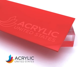 Red Acrylic Sheet | Etsy