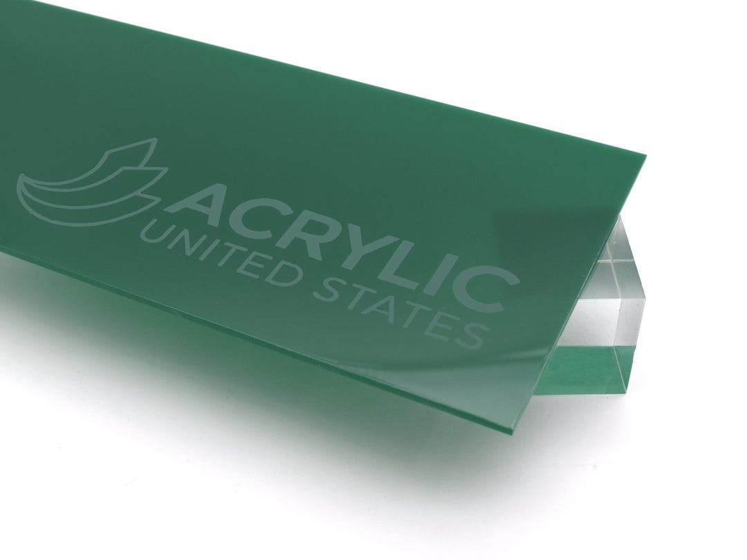 Acrylic Sheet 1/8" Green Translucent #2030 - Plexiglass Plastic Acrylic ...