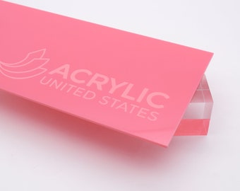 Acrylic Sheet 1/8 Pink Fluorescent 9095 Plexiglass Plastic Acrylic ...