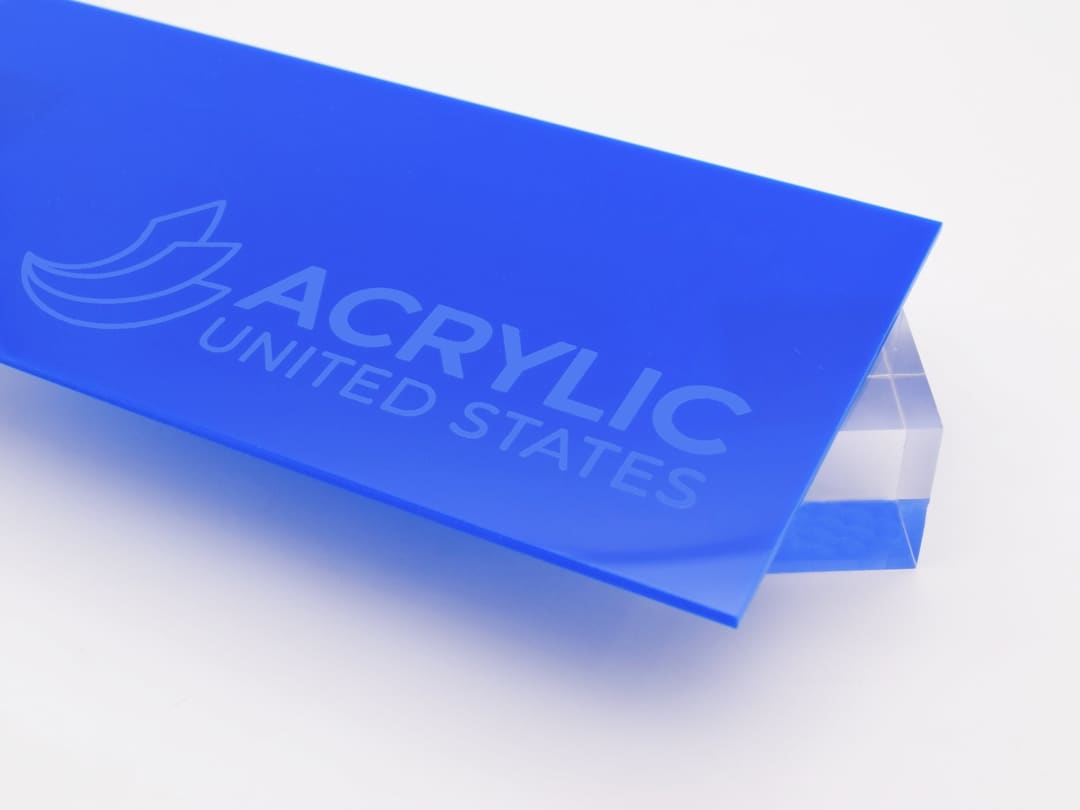 Acrylic Sheet 1/8" Blue Translucent #2114 - Plexiglass Plastic Acrylic ...
