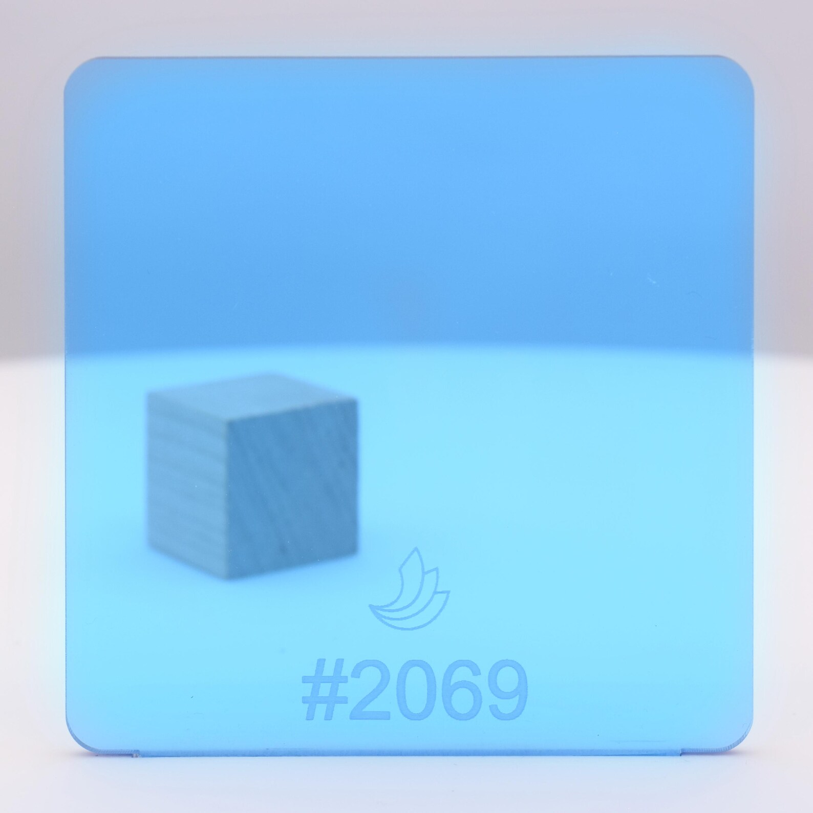 Acrylic Sheet 1/8" Light Blue Transparent #2069 - Plexiglass Plastic ...
