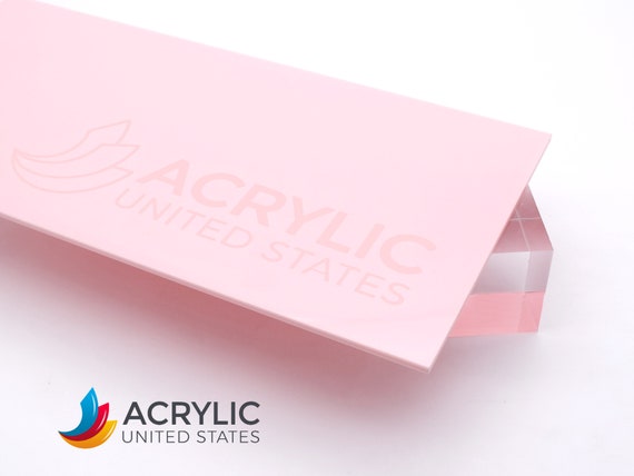 Molding & Casting Plexiglass Plastic Acrylic Sheet 1/8 Light Pink DIY ...