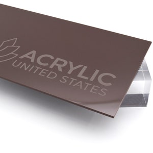 Acrylic Sheet 1/8 Brown Opaque 2418 Plexiglass Plastic Acrylic Sheet ...