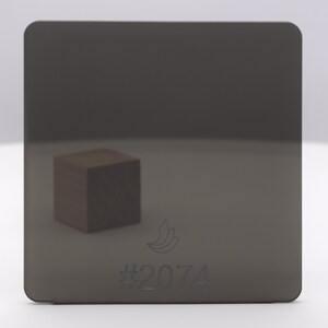 Acrylic Sheet 1/8" Dark Gray Transparent #2074 - Plexiglass Plastic ...