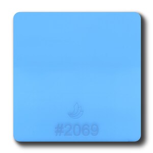 Acrylic Sheet 1/8" Light Blue Transparent #2069 - Plexiglass Plastic ...