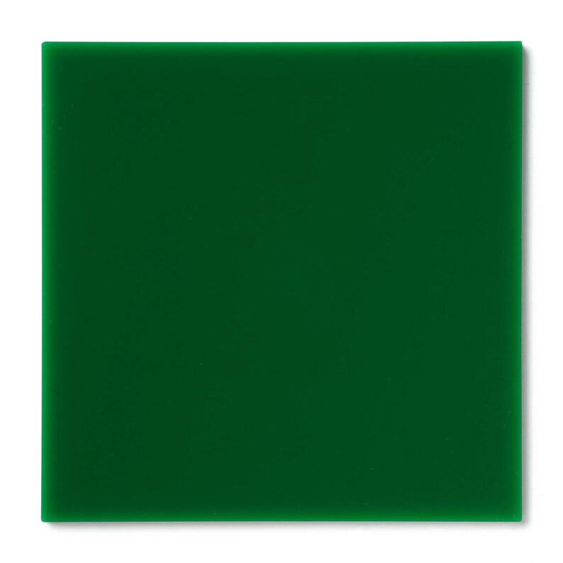 Acrylic Sheet 1/8 Green Opaque 2108 Plexiglass | Etsy