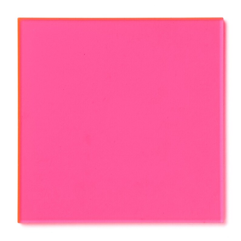Acrylic Sheet 1/8 Pink Fluorescent 9095 Plexiglass - Etsy