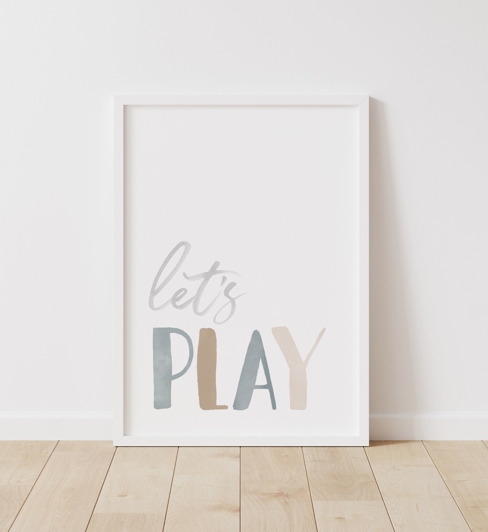 Let's Read Let's Play Set of 2 Prints, PRINTABLE Playroom Wall Art ...