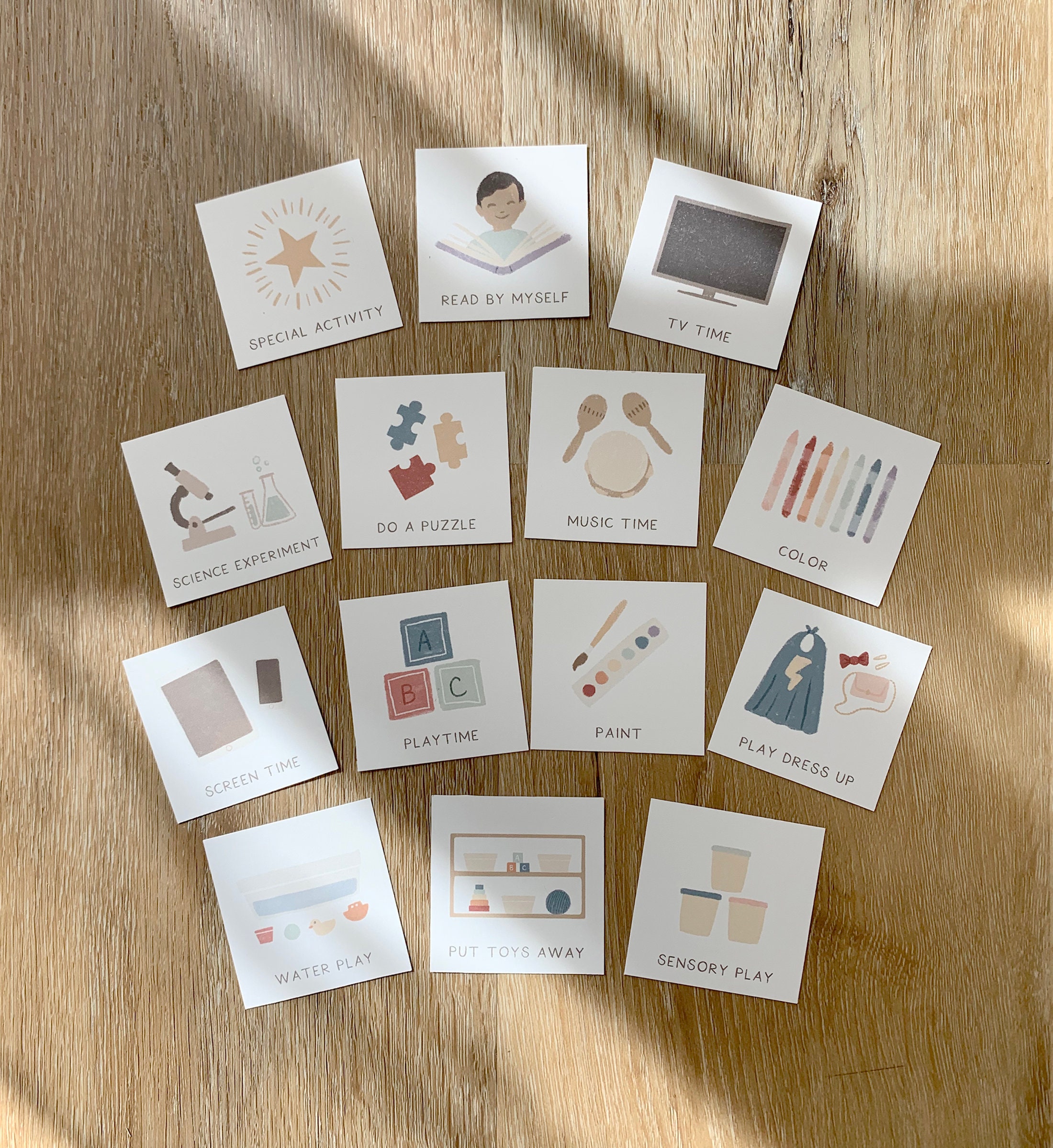 Editable Daily Routine Cards Toddler Routine Chart Daily | Etsy Canada