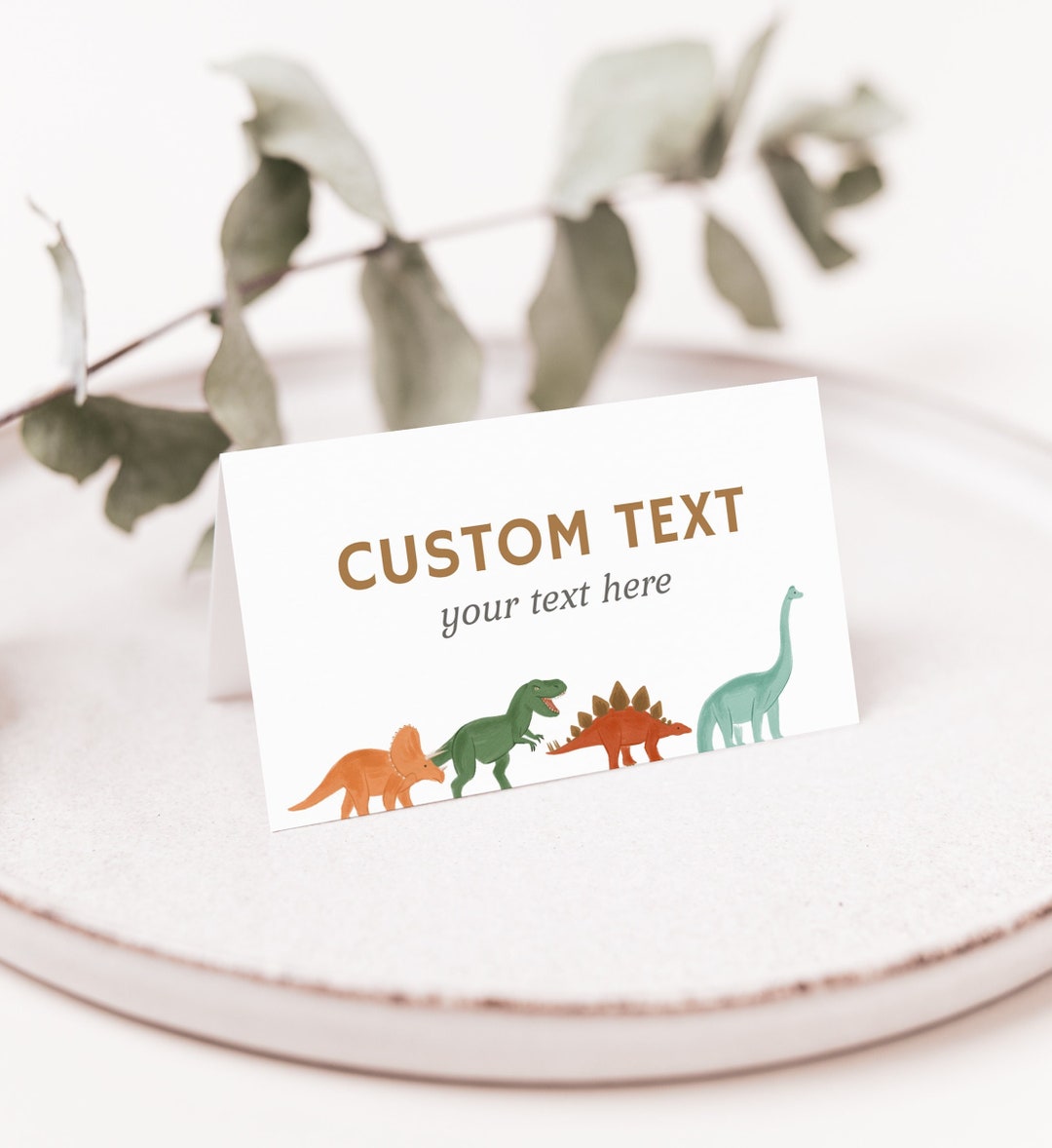Editable Dinosaur Birthday Party Food Label Template, Printable ...