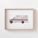 Ambulance Print Printable Ambulance Wall Art Emergency - Etsy