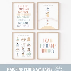 Rainbow Educational Posters, Set of 8 Homeschool Prints, PRINTABLE Wall ...