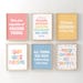 Rainbow Growth Mindset Printable Classroom Posters, Retro Rainbow ...