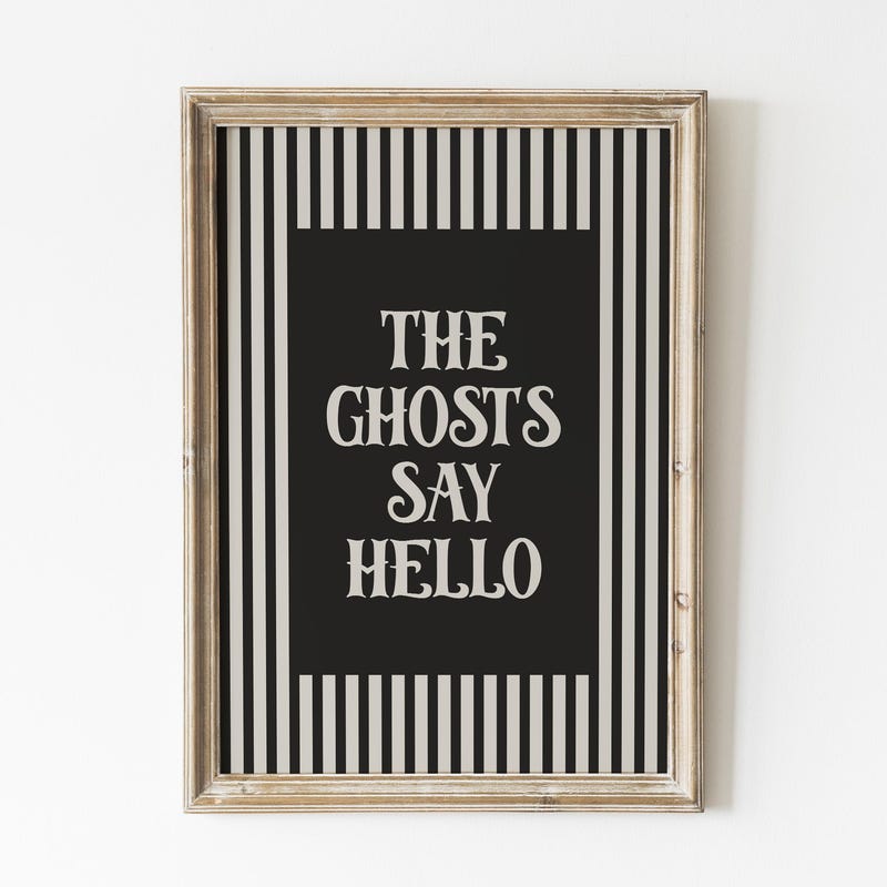 Halloween Wall Art Quote - Etsy