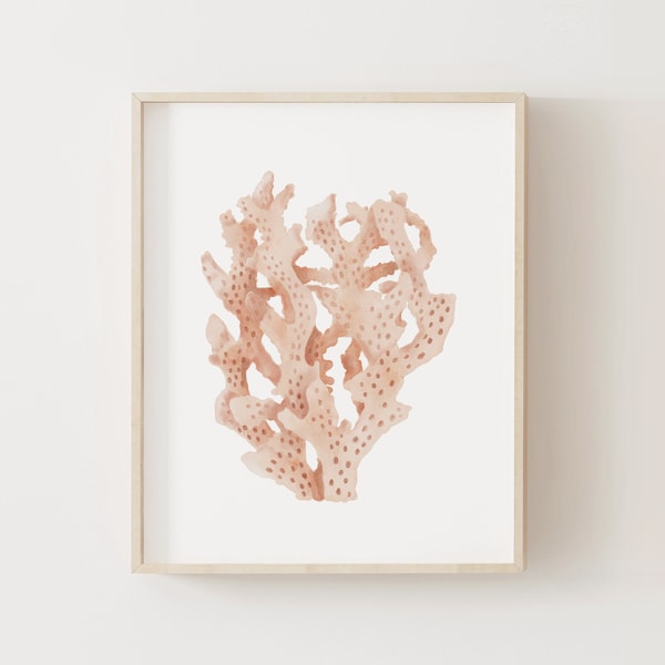 Coral Wall Art - Etsy