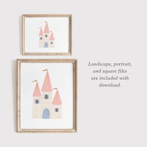 Princess Wall Art, Printable Princess Nursery Decor, Princess Gallery ...