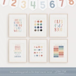 Rainbow Skip Counting Posters, Rainbow Classroom Decor, Educational ...