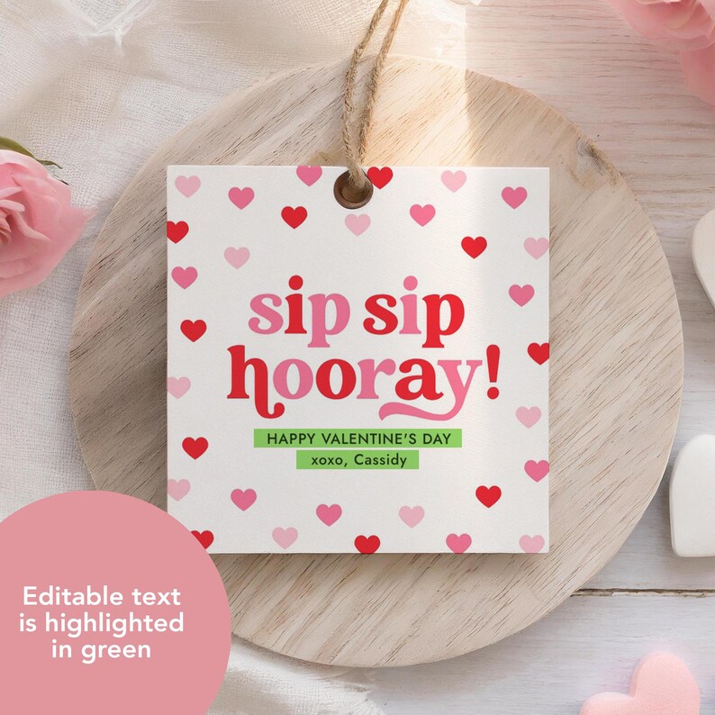 Crazy Straw Valentine Tag Template, Kids Silly Straw Valentines Card ...