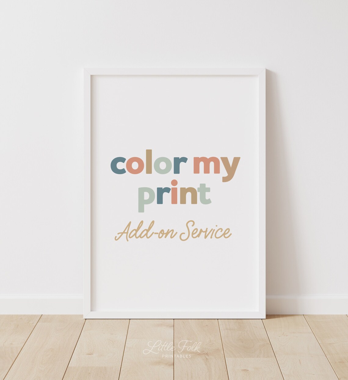 Custom Print Color My Print Color Match Personalized Print | Etsy