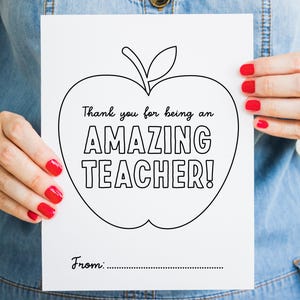 Printable Apple Teacher Appreciation Week Coloring Page, School Student ...