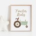 Farm Birthday Party Tractor Rides Sign Printable Barnyard - Etsy
