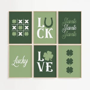 St. Patrick's Day Wall Art, Printable St. Patricks Decor Print Bundle ...