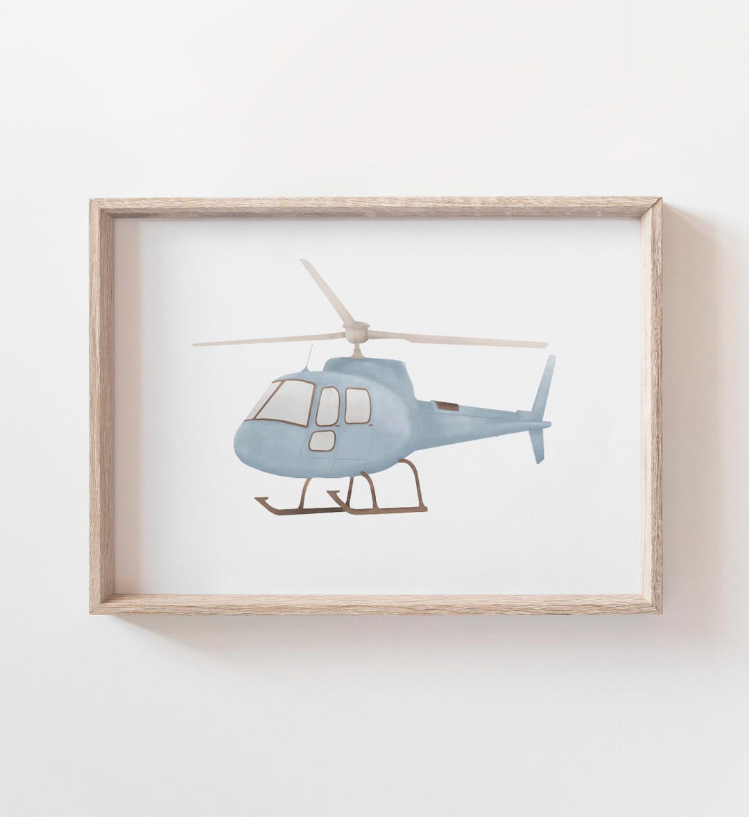 Vintage Helicopter Print, Helicopter Wall Art, Printable Travel Wall ...
