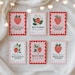 Printable Strawberry Valentine's Day Cards, Girls Berry Sweet Valentine ...