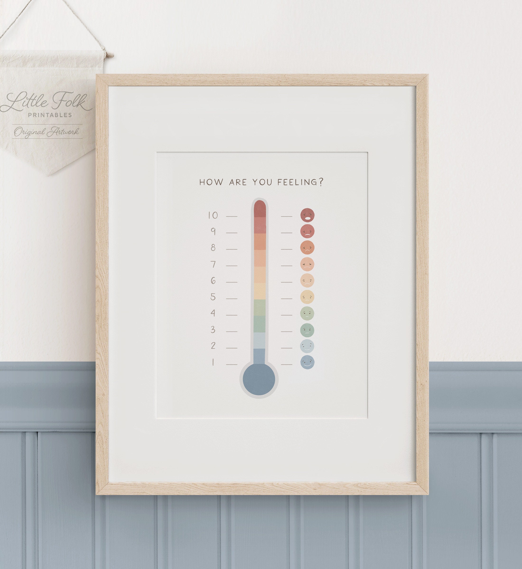 Rainbow Feelings Chart Emotions Print PRINTABLE Wall Art | Etsy