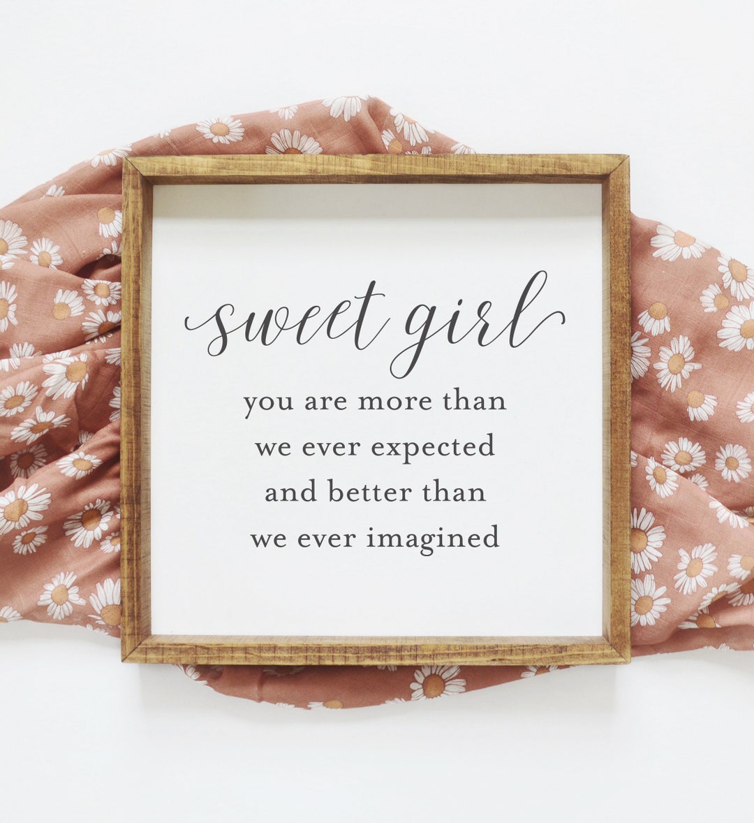 Sweet Girl Nursery Print, Nursery Quote Print, Printable Wall Art, Girl ...