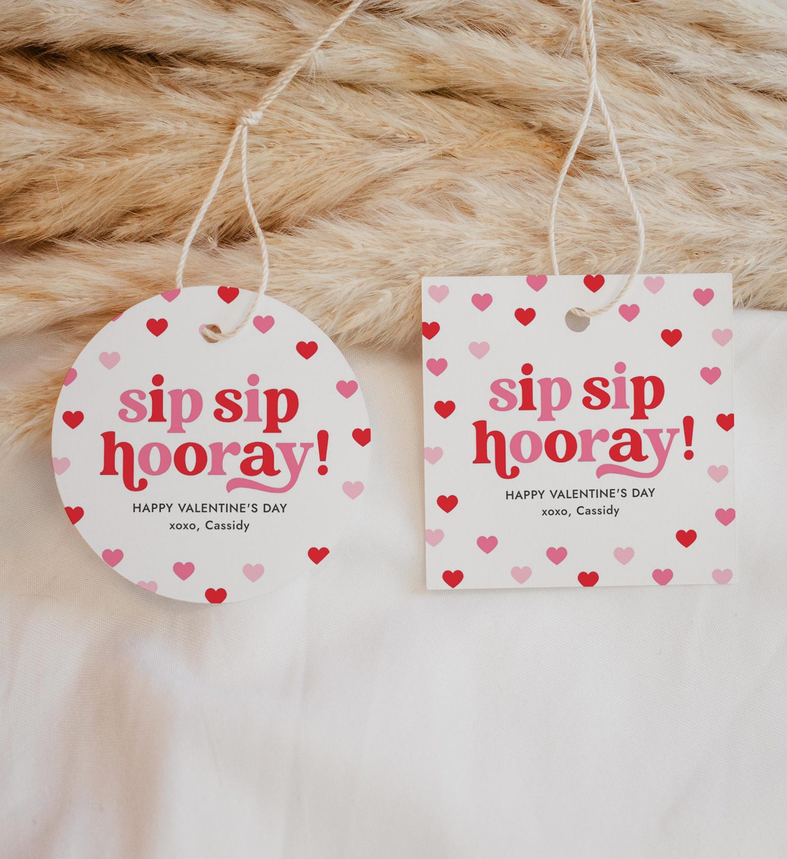 Crazy Straw Valentine Tag Template, Kids Silly Straw Valentines Card ...