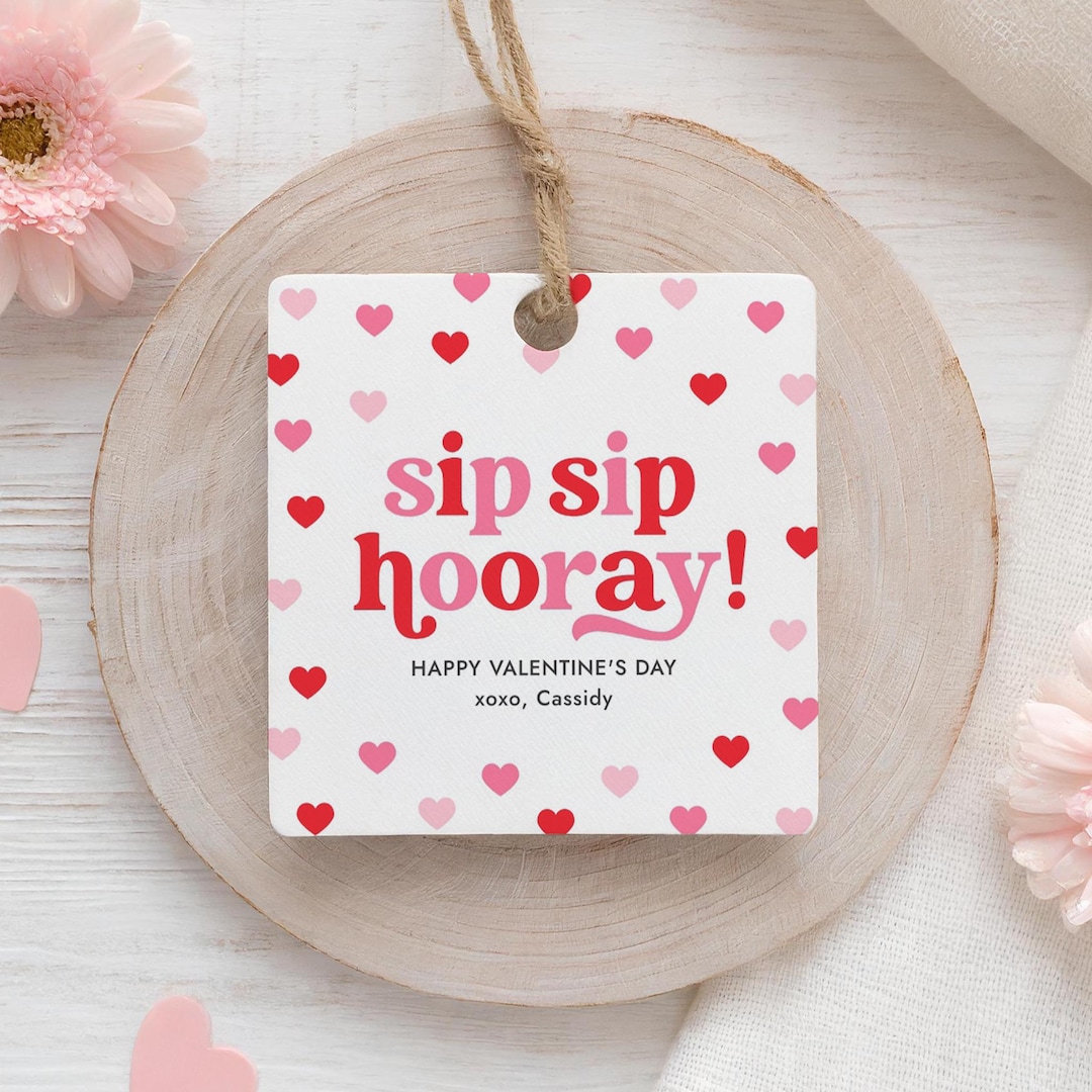 Crazy Straw Valentine Tag Template, Kids Silly Straw Valentines Card ...