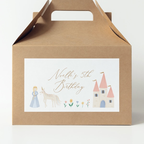 Birthday Party Label - Etsy